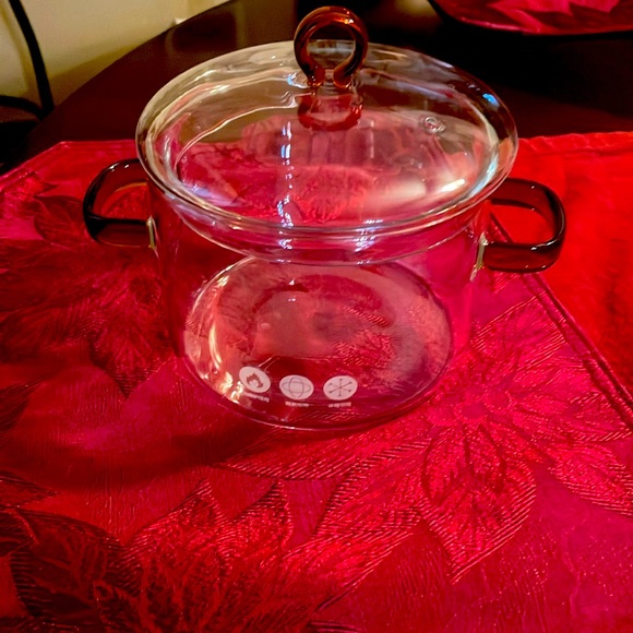 Kitchen | Glass Pot With Lid | Poshmark